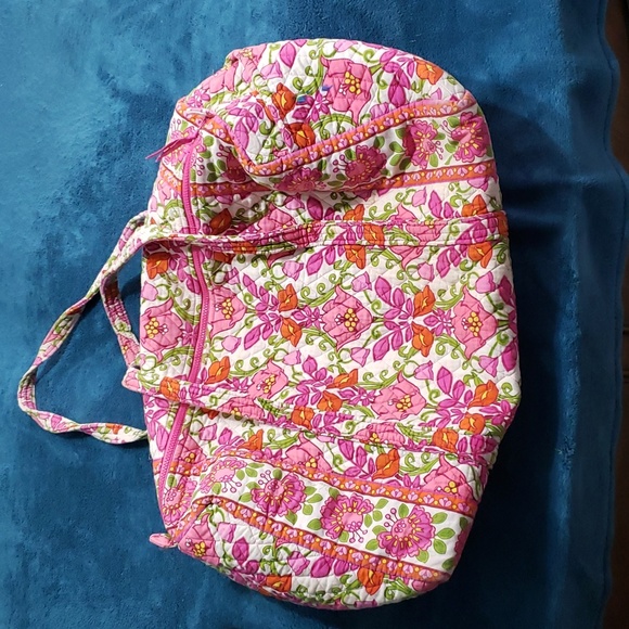 Vera Bradley | Bags | Vera Bradley Retired Lilli Bell Duffle Bag Summer ...